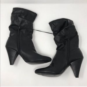 a new day | Shoes | New A New Day Black Alisha Slouch Mid Calf Boots ...